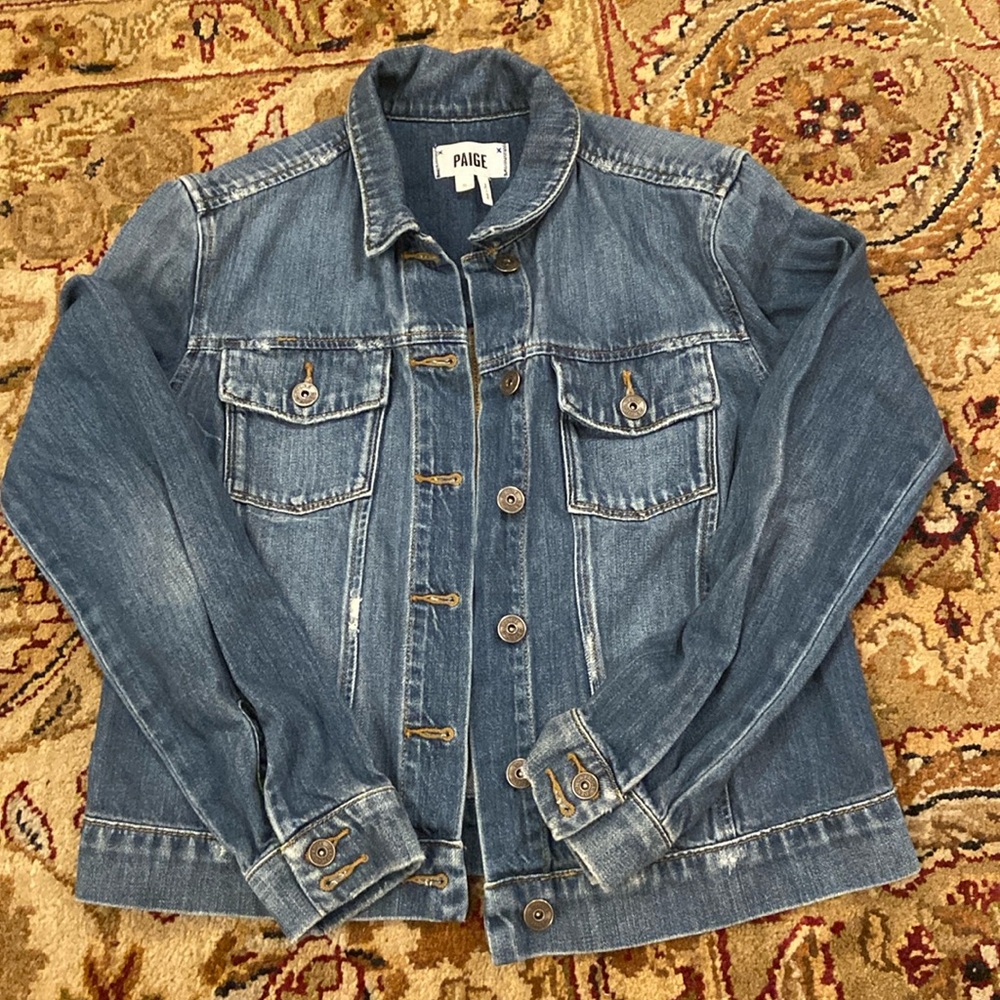 Authentic Paige Denim Jacket - Gem